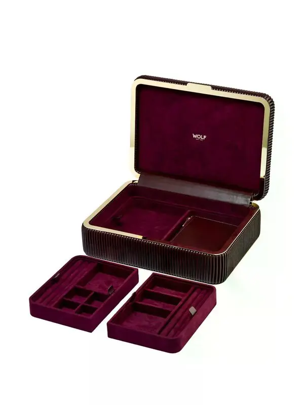 Wolf Medium Bella Jewellery Box