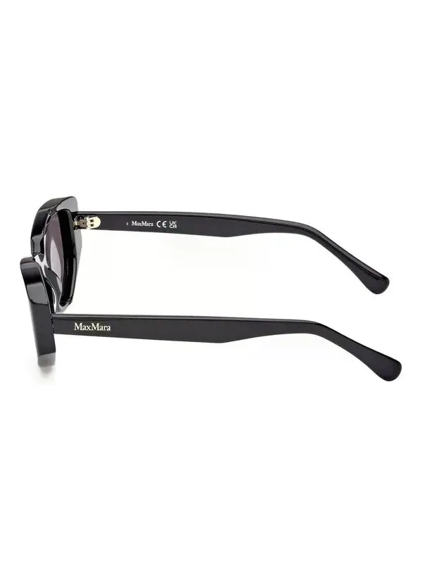 Max Mara Geometric-frame Sunglasses - Black