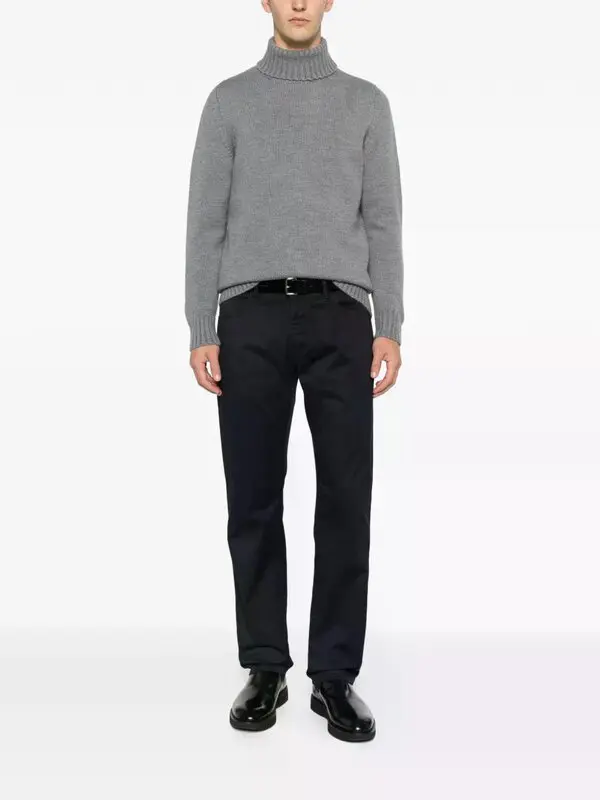DRUMOHR Roll Neck Wool Sweater