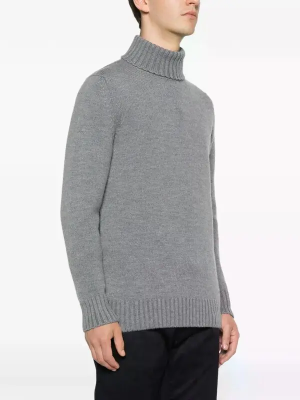 DRUMOHR Roll Neck Wool Sweater