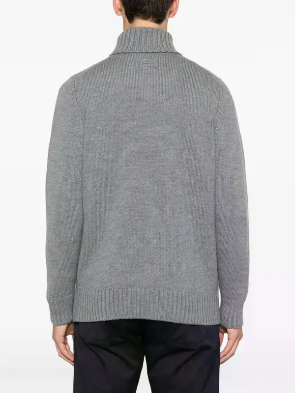 DRUMOHR Roll Neck Wool Sweater