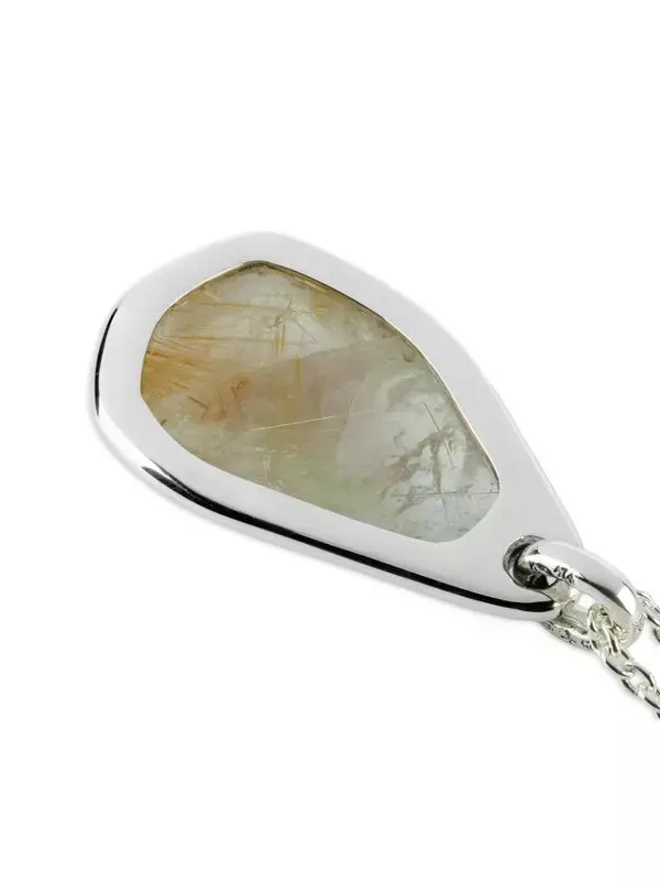 PARTS OF FOUR Sterling Rutilated Quartz Pendant Necklace