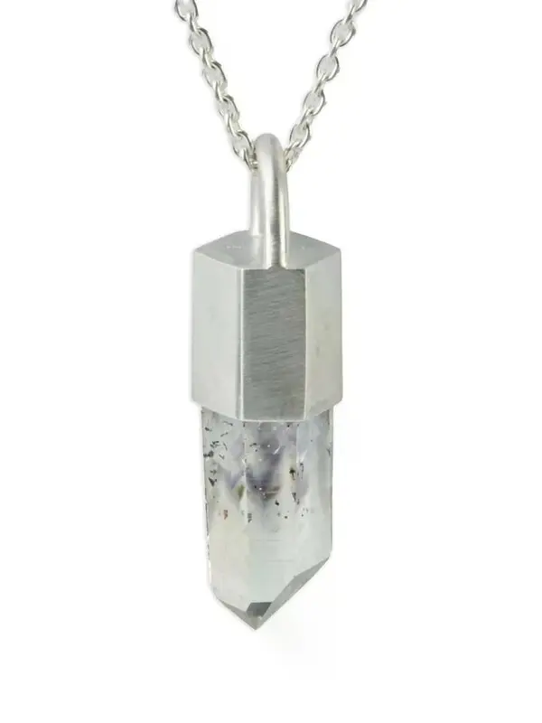 PARTS OF FOUR Tone Amethyst Talisman Necklace - Silver