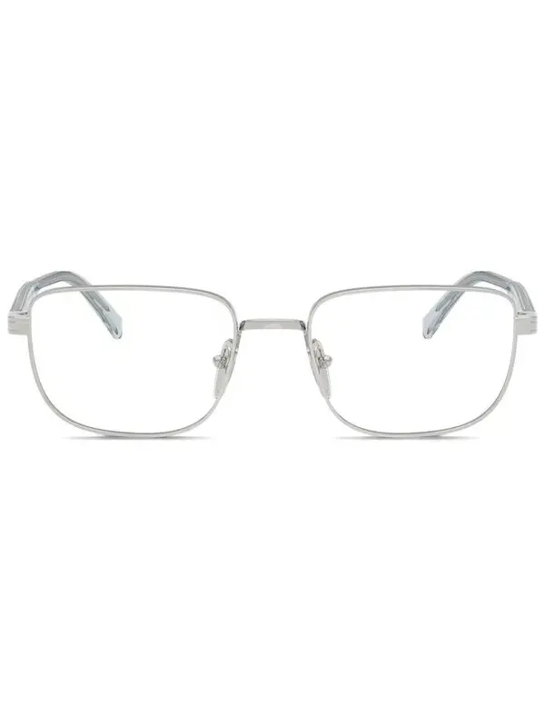 Prada Square Frame Glasses - Silver