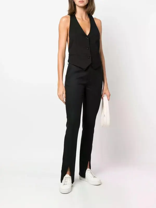 DONDUP Slit Detailed Slim-fit Trousers