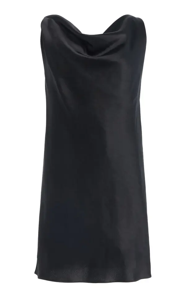 LESET Satin Mini Dress
