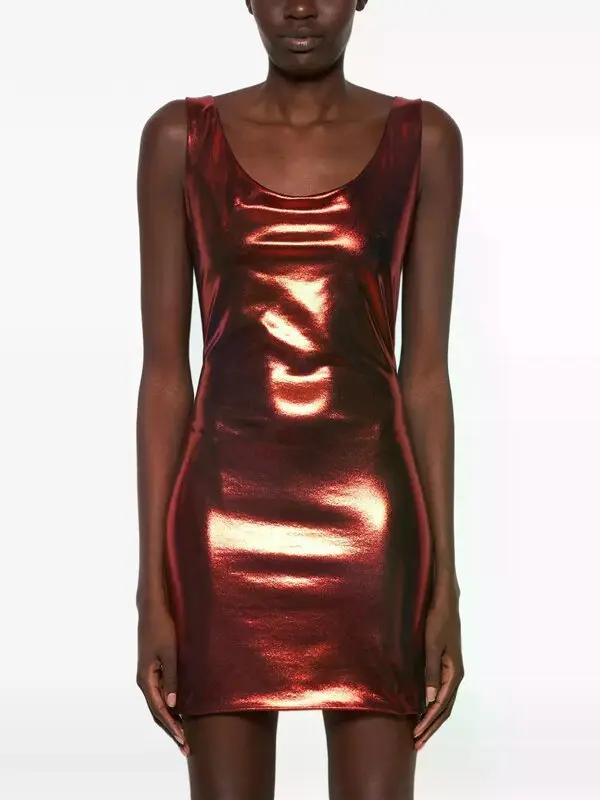 Alexandre Vauthier Scoop Neck Mini Dress