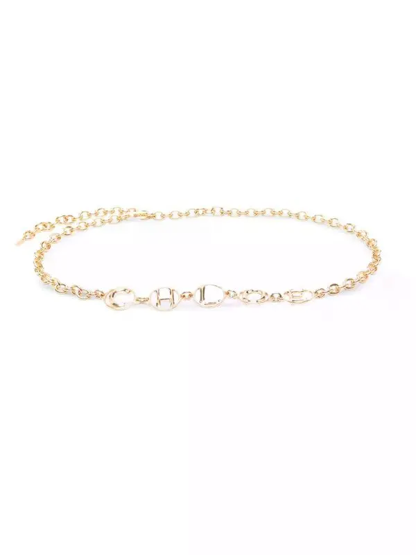 Chloé Script Chain Belt - Gold
