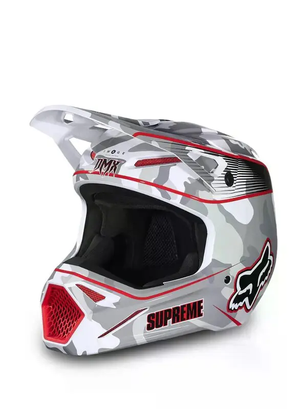 Supreme Fox Racing Dmx V1 Helmet - Grey