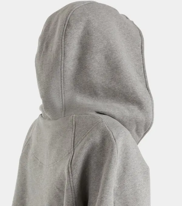 Attico Cotton Jersey Sweatshirt Dress - Grey