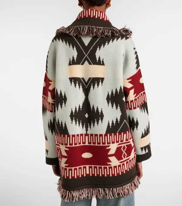 Alanui Icon Jacquard Cashmere Cardigan