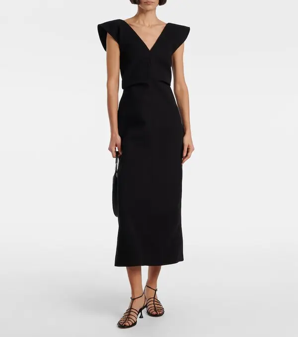 Proenza Schouler Mariam Scuba Midi Dress