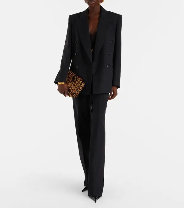 Saint Laurent Double-breasted Wool Blazer