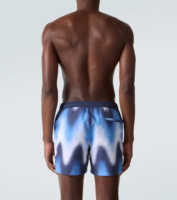 Commas Printed Swim Trunks