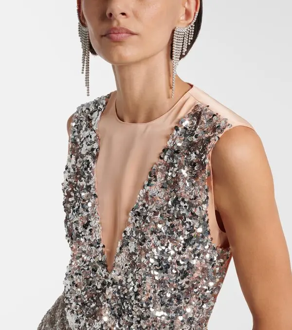 Rabanne Embellished Drop Earrings
