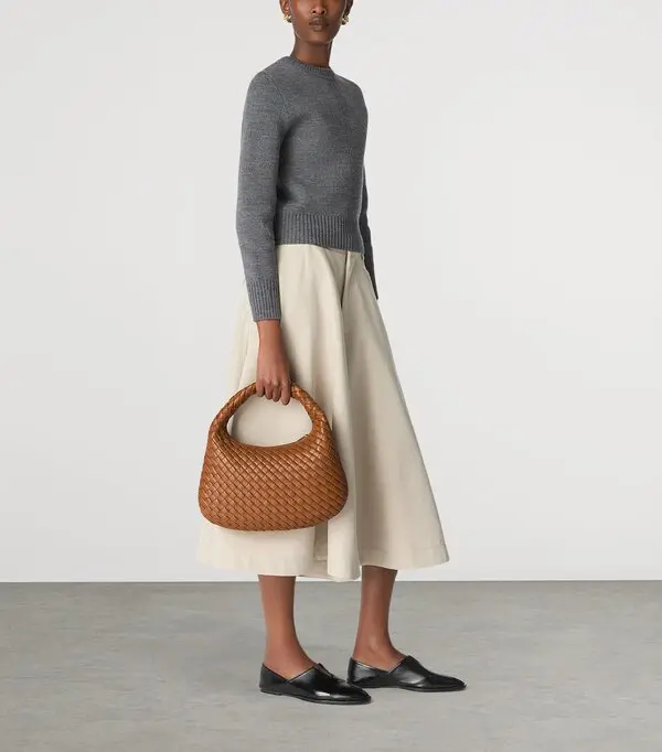 Bottega Veneta Small Veneta Shoulder Bag - Brown