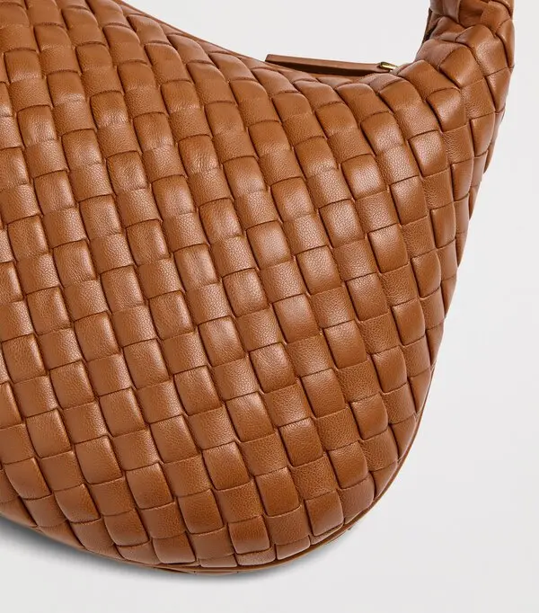 Bottega Veneta Small Veneta Shoulder Bag - Brown