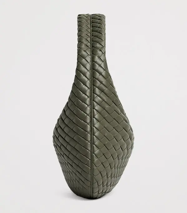 Bottega Veneta Intrecciato Leather Veneta Shoulder Bag - Green