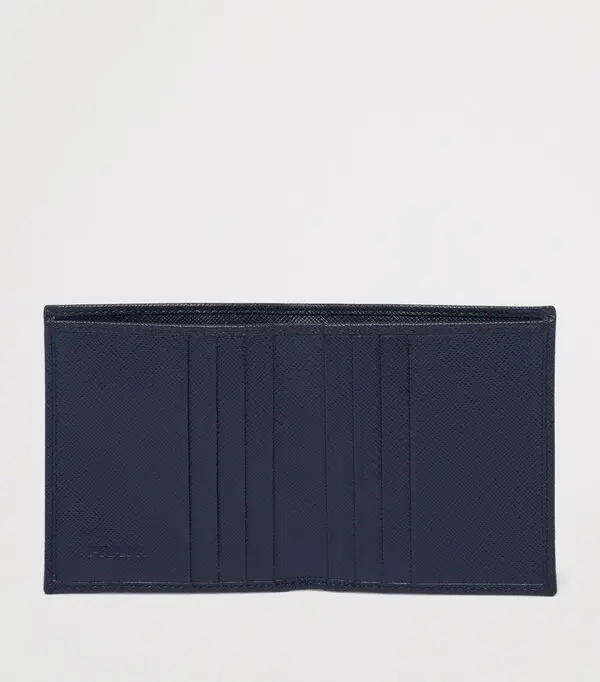 Prada Saffiano Leather Logo Wallet