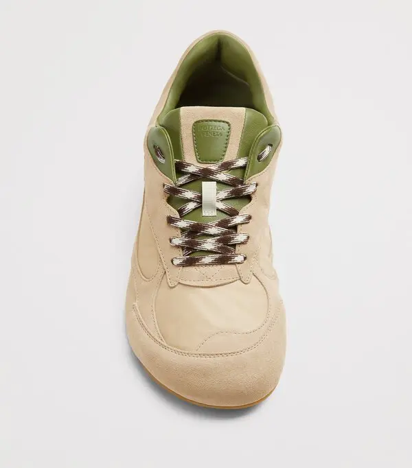 Bottega Veneta Orbit Flash Lace-up Sneakers - Neutral