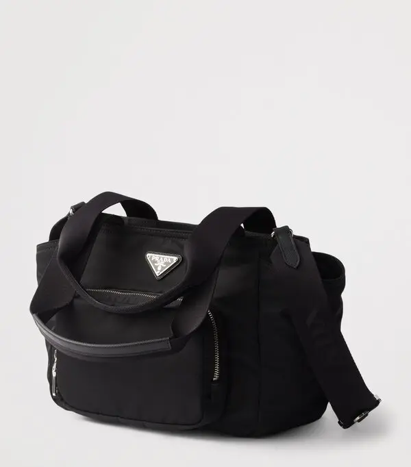 Prada Re-nylon Tote Bag - Black