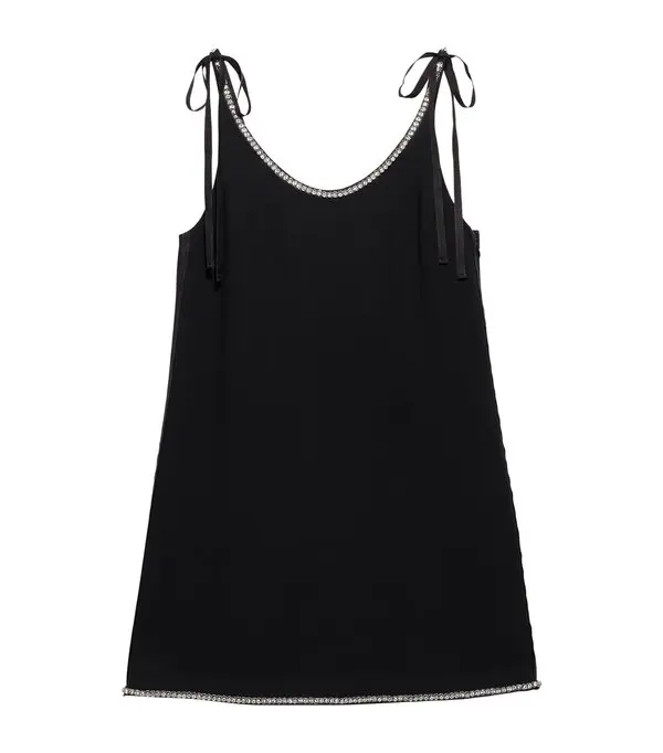 Prada Embellished Mini Dress