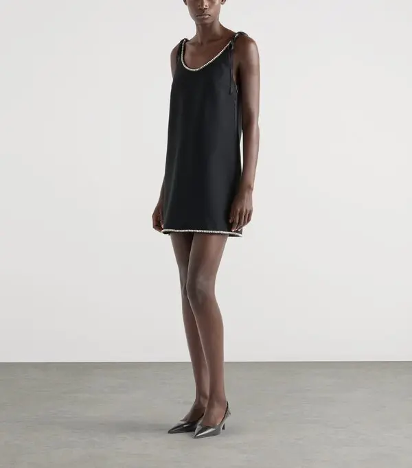 Prada Embellished Mini Dress