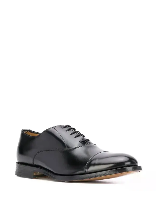 DELL'OGLIO Leather Derby Lace-up Shoes
