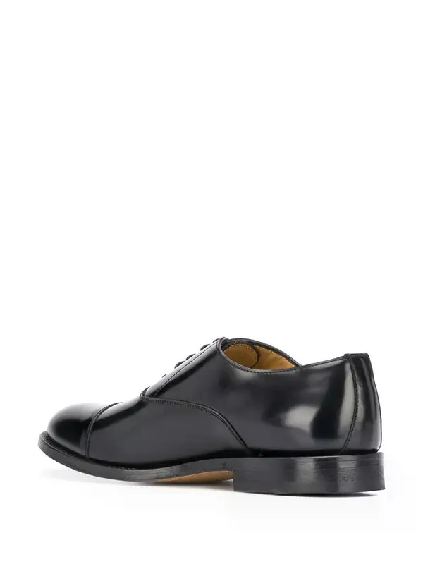 DELL'OGLIO Leather Derby Lace-up Shoes