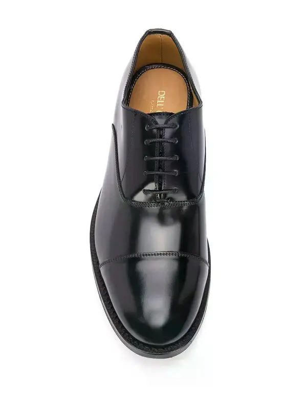 DELL'OGLIO Leather Derby Lace-up Shoes