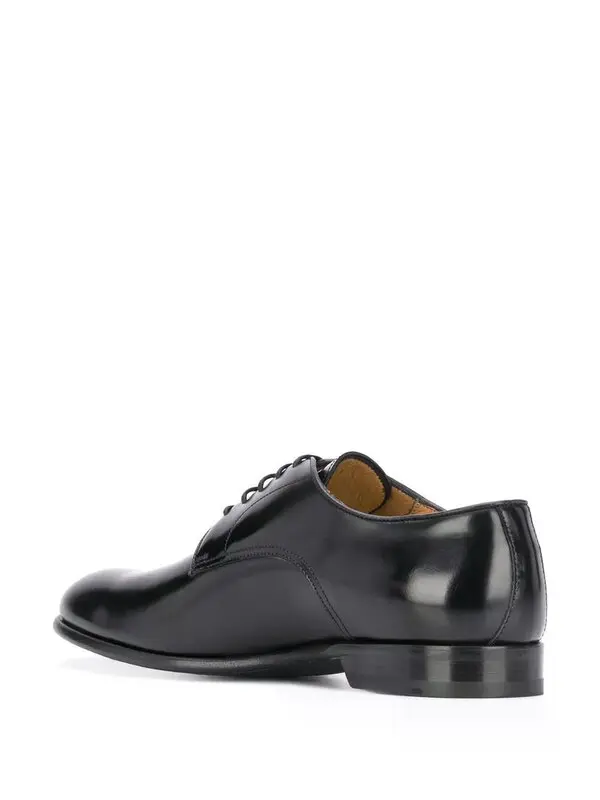 DELL'OGLIO Lace-up Derby Shoes - Black