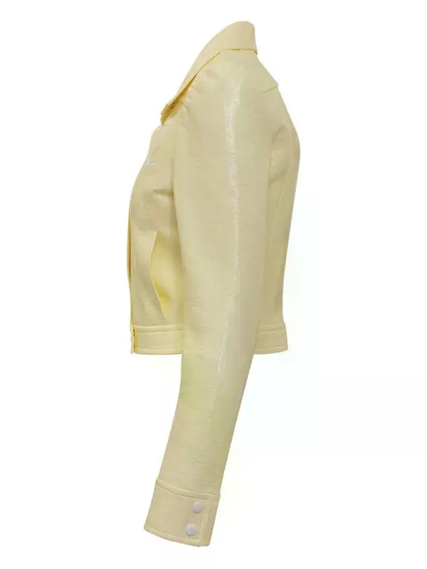 COURREGES Logo-detail Jacket - Yellow