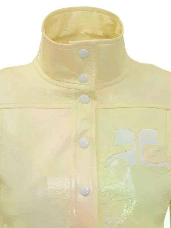 COURREGES Logo-detail Jacket - Yellow