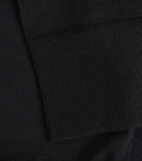 Isaia Wool-silk-cashmere Rollneck Sweater - Black