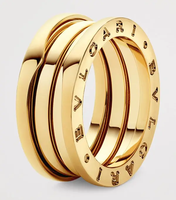 BVLGARI B.zero1 Three-band Ring In Yellow - Gold