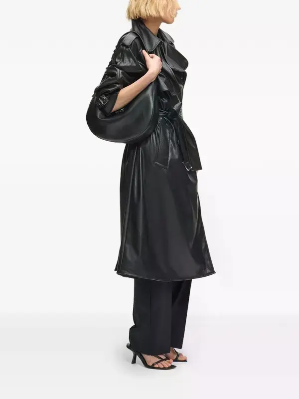 Karl Lagerfeld Belted Double-breasted Trench Coat