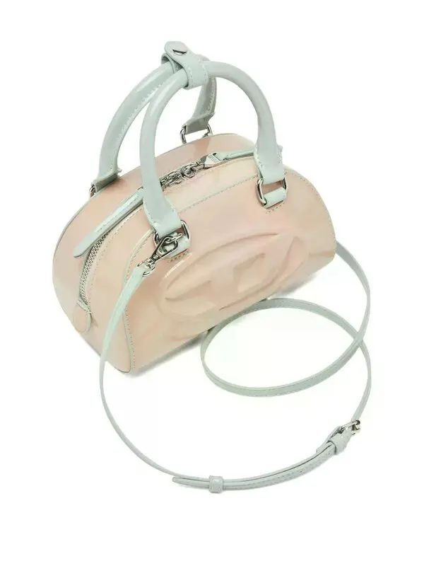 DIESEL® 1dr Dome Embossed Logo Crossbody Bag
