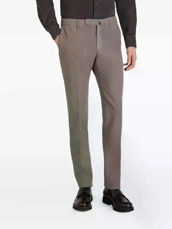 Incotex Pressed-crease Regular Trousers