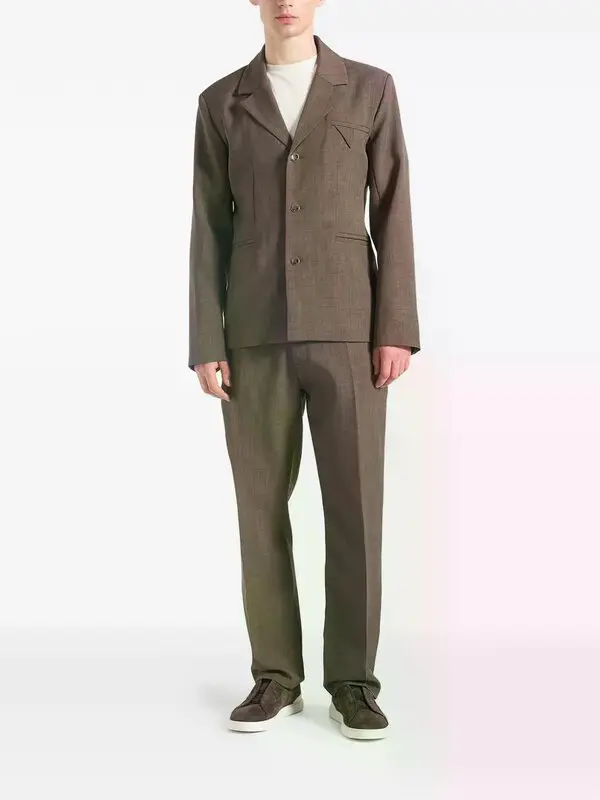 Manière De Voir Joseph Hatched Tailored Trousers