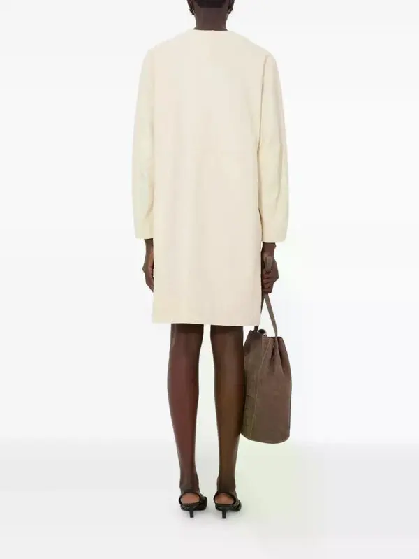 Loulou De Saison Single-breasted Collarless Coat