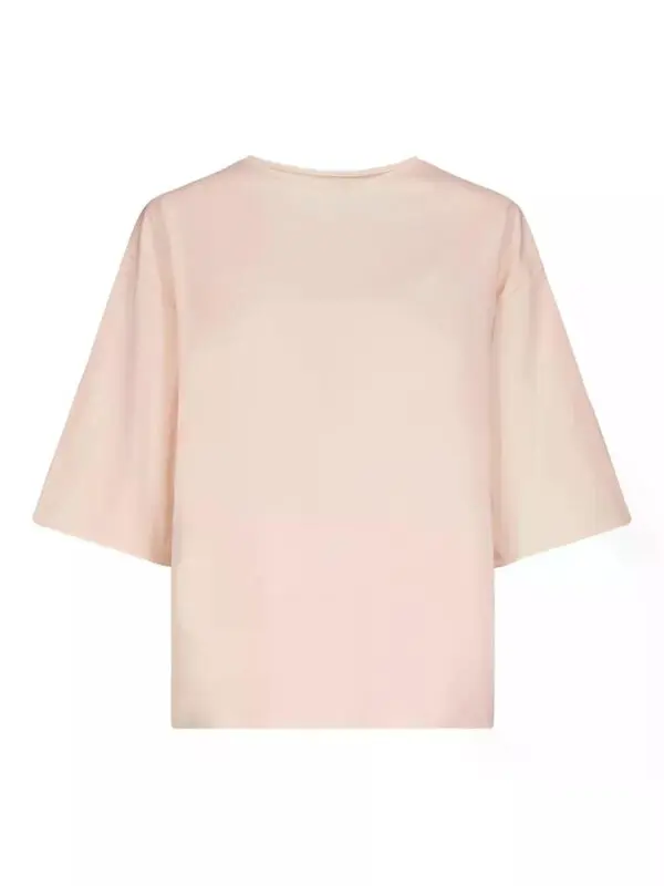 Loulou De Saison Drop-shoulder T-shirt - Neutrals