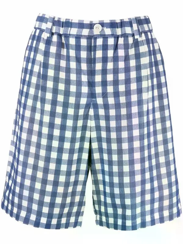 Jacquemus Gingham Check Bermuda Shorts