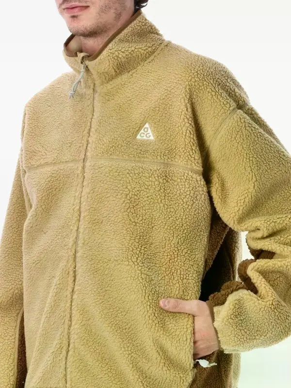 Nike Logo Zip-up Jacket - Neutrals