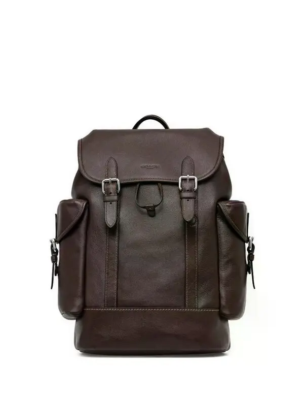 COACH Hitch Backpack With Foldover Top And Drawstring Fastening