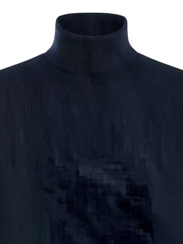 FRANZESE COLLECTION Roll Neck Sweater - Blue