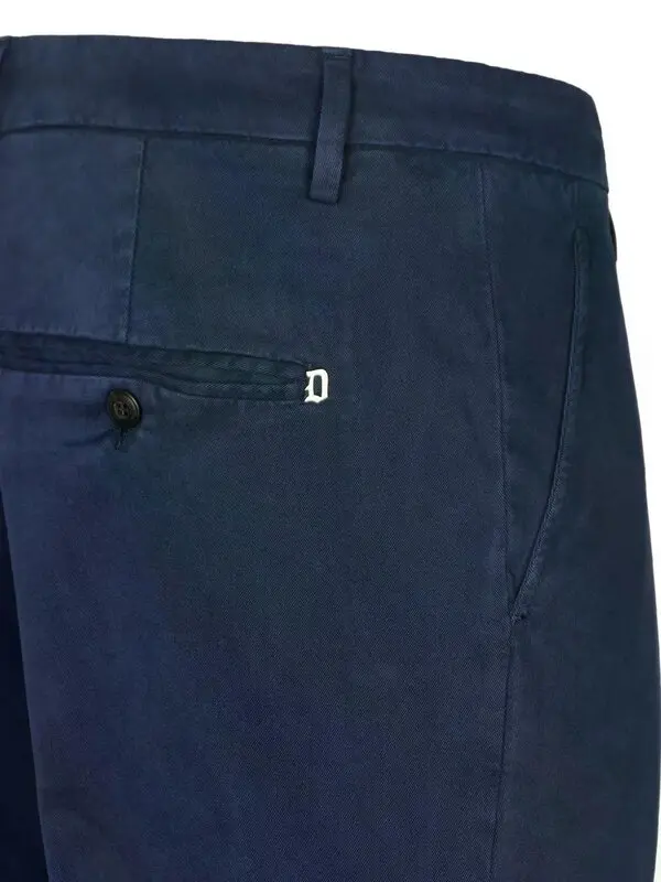 DONDUP Cuffed-hem Trousers - Blue