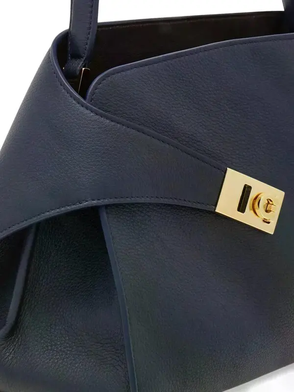 FERRAGAMO Medium Hug Shoulder Bag - Blue