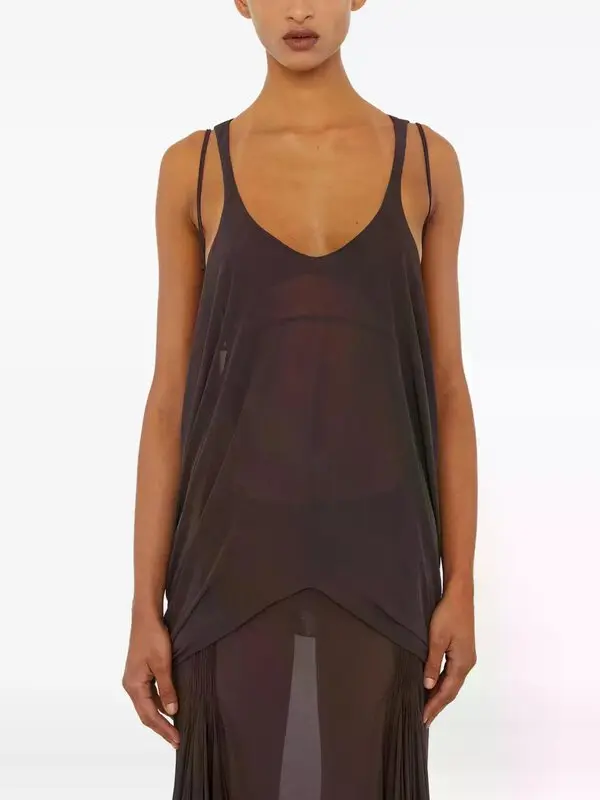 Christopher Esber Solea Suspension Macrame Tank Maxi Dress