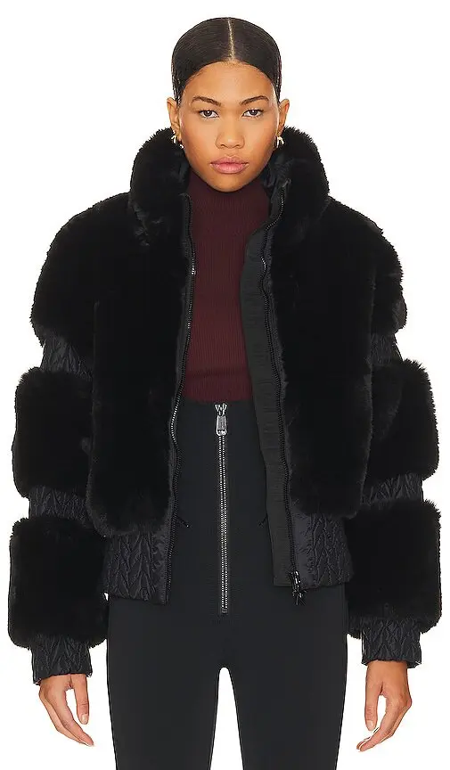 Goldbergh Faux Fur Trimmed Quilted Ski Jacket