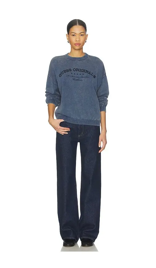 GUESS ORIGINALS Boxy Logo Sweater